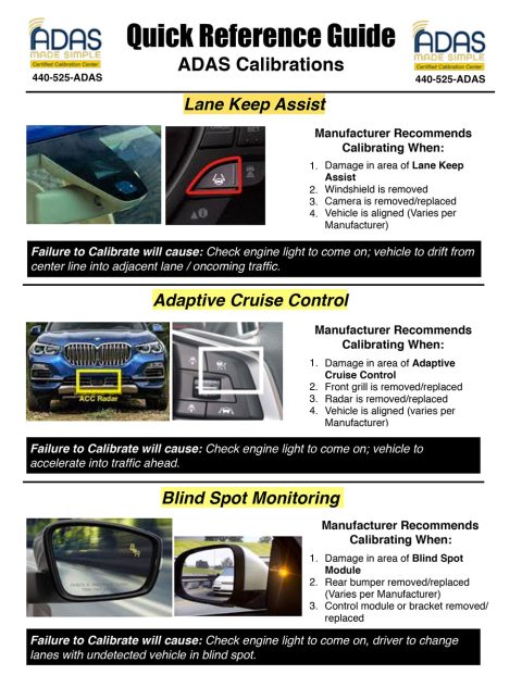 ADAS Services | Avon, OH | Automotive Specialty Services